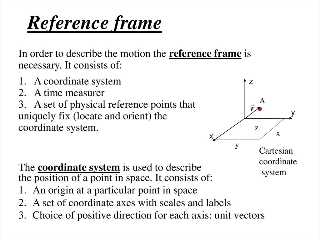 Mechanics Kinematics 