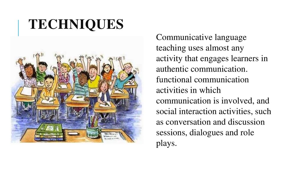 Communicative Language Teaching Online Presentation