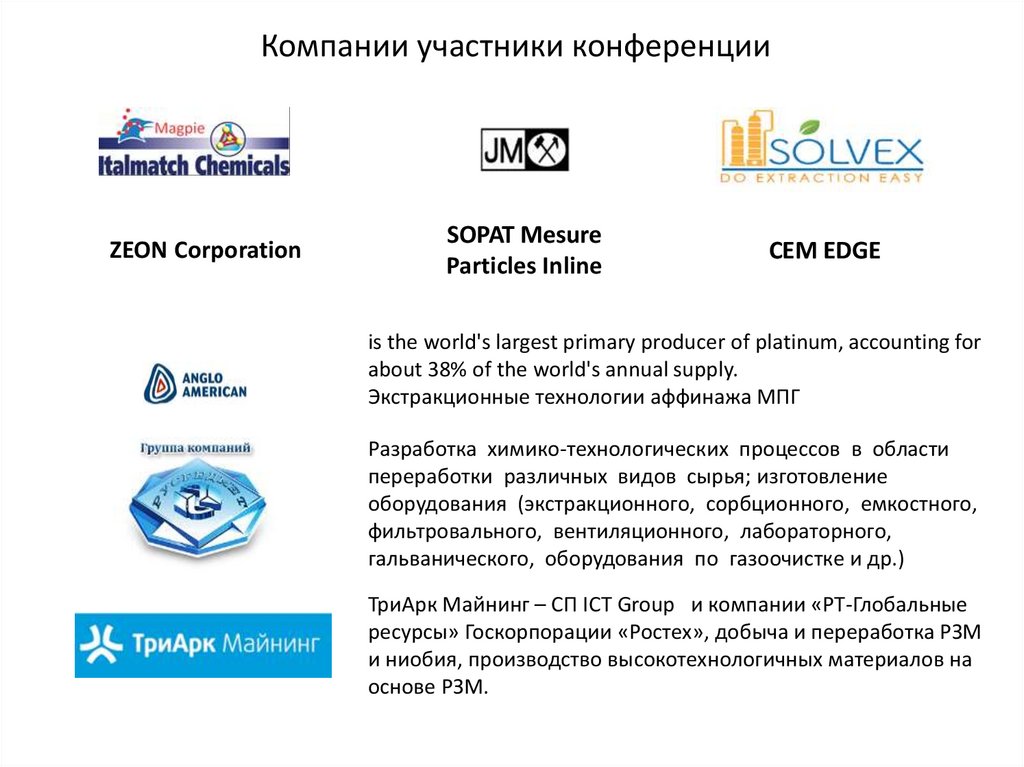 Компании участники конференции ISEC-2017. Приглашение на конференцию ISEC-2020 - презентация онлайн