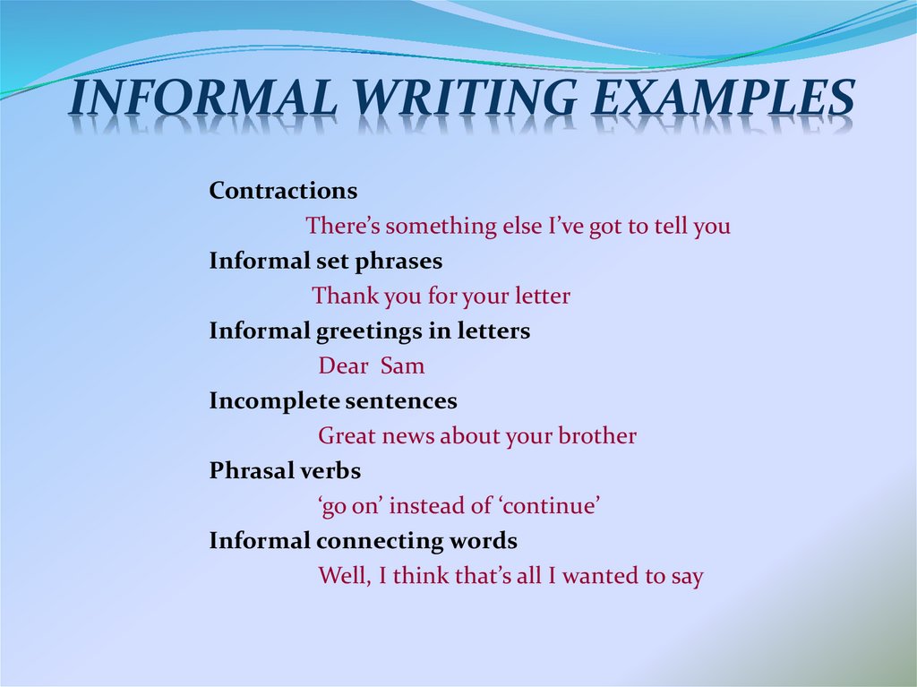 Writing Skills 