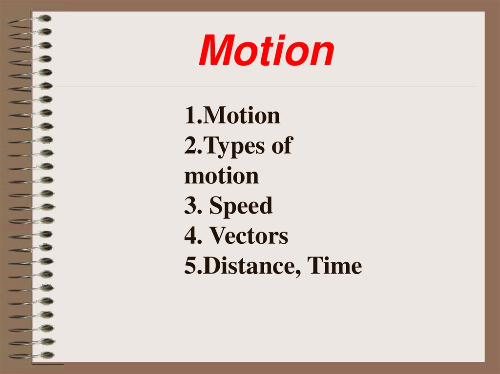 Motion Types Of Motion Online Presentation