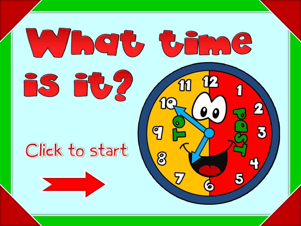 What Time Is It Online Presentation