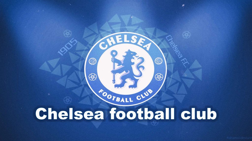 Chelsea football club - online presentation