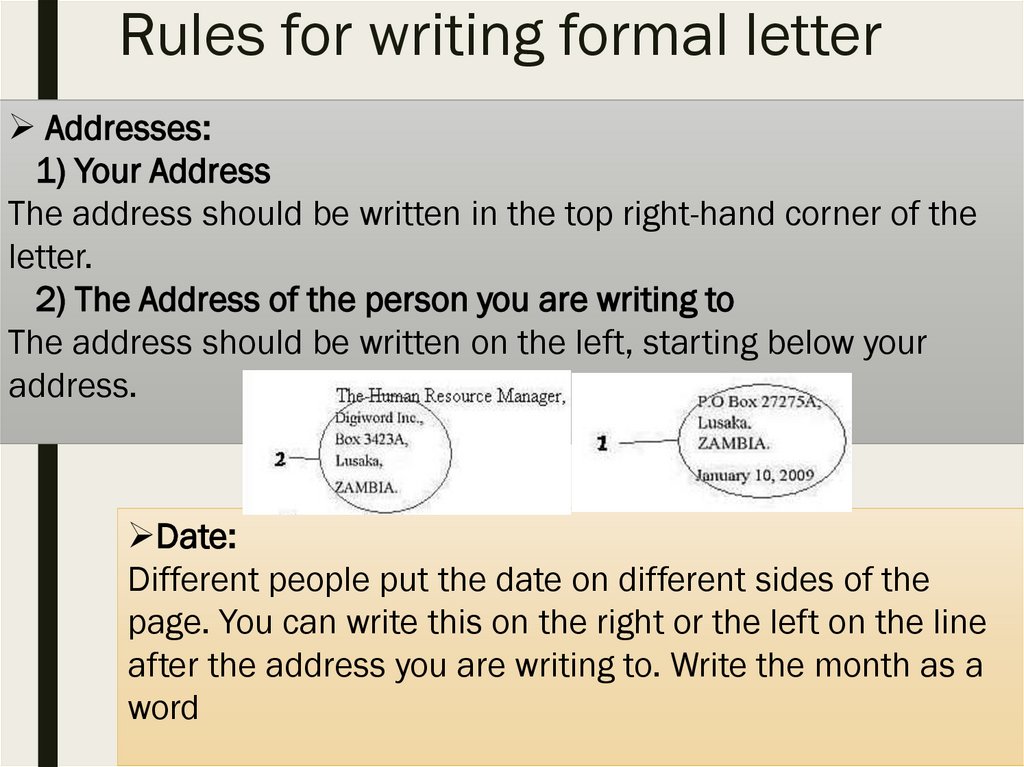 How To Write Formal Letters Online Presentation