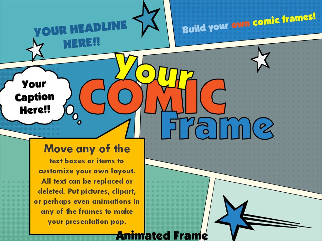 Your comic Frame - online presentation
