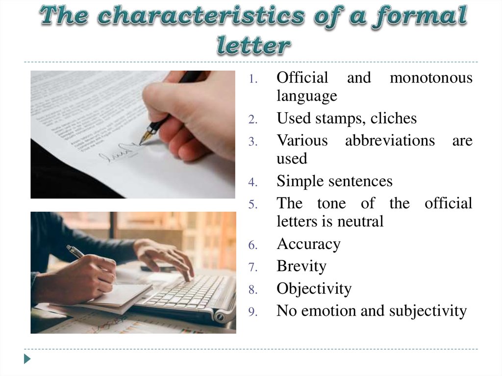 Letter’s contents and style - презентация онлайн