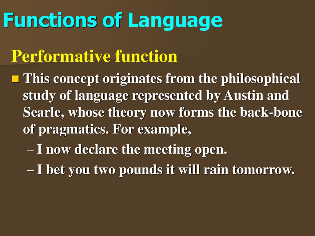 Linguistics An Introduction Online Presentation